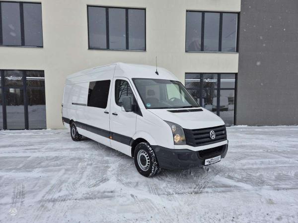 White Volkswagen Crafter 2017 in Marijampole, with an engine capacity of 1.97 L and mileage of 248 thousand km for 14500 €, photo 3 on AUTOMOTO.COM.LV