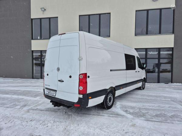 White Volkswagen Crafter 2017 in Marijampole, with an engine capacity of 1.97 L and mileage of 248 thousand km for 14500 €, photo 8 on AUTOMOTO.COM.LV