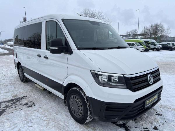 White Volkswagen Crafter 2017 in Telschi, with an engine capacity of 1.97 L and mileage of 279 thousand km for 18755 €, photo 3 on AUTOMOTO.COM.LV