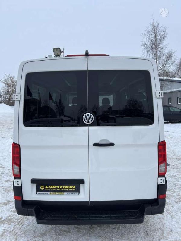 White Volkswagen Crafter 2017 in Telschi, with an engine capacity of 1.97 L and mileage of 279 thousand km for 18755 €, photo 6 on AUTOMOTO.COM.LV