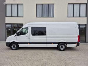 White Volkswagen Crafter 2017 in Marijampole, with an engine capacity of 1.97 L and mileage of 229 thousand km for 15500 €, photo 5 on AUTOMOTO.COM.LV