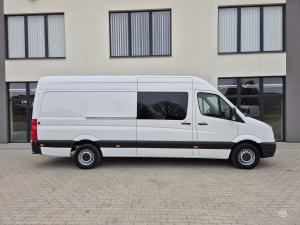 White Volkswagen Crafter 2017 in Marijampole, with an engine capacity of 1.97 L and mileage of 229 thousand km for 15500 €, photo 6 on AUTOMOTO.COM.LV