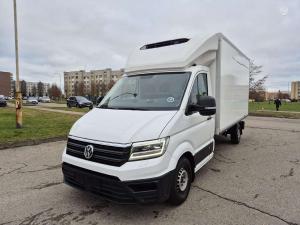 White Volkswagen Crafter 2018 in Panevezys, with an engine capacity of 1.97 L and mileage of 205 thousand km for 12100 €, photo  on AUTOMOTO.COM.LV