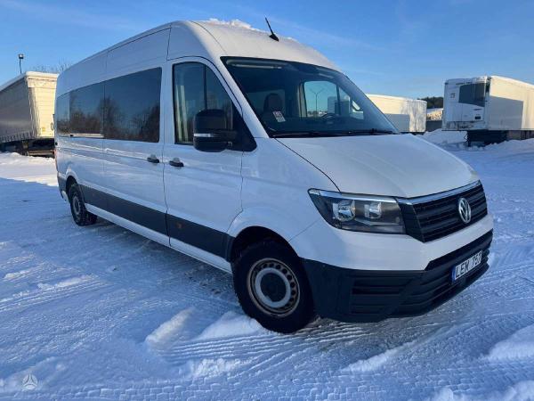 White Volkswagen Crafter 2018 in Kedainiai, with an engine capacity of 1.97 L and mileage of 511 thousand km for 18755 €, photo 3 on AUTOMOTO.COM.LV