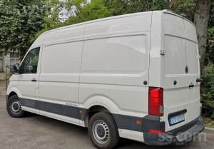 White Volkswagen Crafter 2019 in Riga, with an engine capacity of 0.00 L and mileage of 56 thousand km for 14900 €, photo 5 on AUTOMOTO.COM.LV