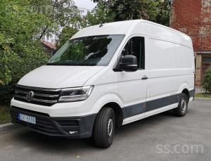 White Volkswagen Crafter 2019 in Riga, with an engine capacity of 0.00 L and mileage of 56 thousand km for 14900 €, photo 8 on AUTOMOTO.COM.LV
