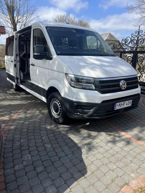White Volkswagen Crafter 2019 in Klaipeda, with an engine capacity of 1.97 L and mileage of 178 thousand km for 18634 €, photo 1 on AUTOMOTO.COM.LV
