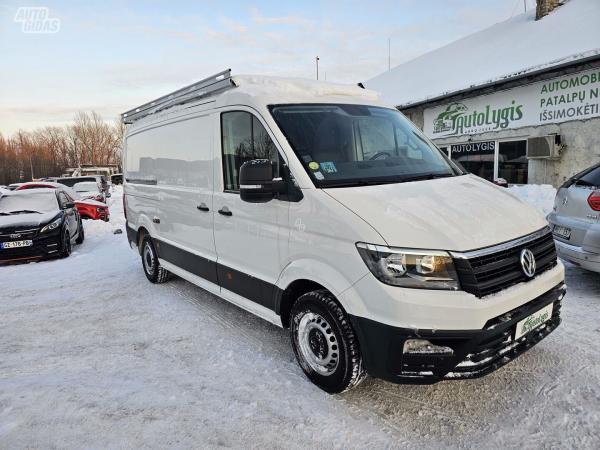 White Volkswagen Crafter 2019 in Klaipeda, with an engine capacity of 2.00 L and mileage of 180 thousand km for 15718 €, photo 3 on AUTOMOTO.COM.LV
