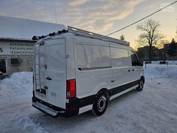 White Volkswagen Crafter 2019 in Klaipeda, with an engine capacity of 2.00 L and mileage of 180 thousand km for 15718 €, photo 5 on AUTOMOTO.COM.LV