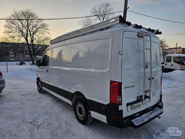 White Volkswagen Crafter 2019 in Klaipeda, with an engine capacity of 2.00 L and mileage of 180 thousand km for 15718 €, photo 6 on AUTOMOTO.COM.LV