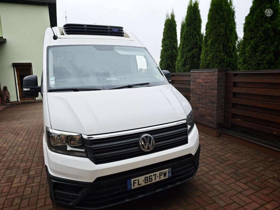 White Volkswagen Crafter 2019 in Taurage, with an engine capacity of 2.00 L and mileage of 217 thousand km for 15400 €, photo 6 on AUTOMOTO.COM.LV