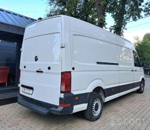 White Volkswagen Crafter 2019 in Riga, with an engine capacity of 2.00 L and mileage of 0 thousand km for 21175 €, photo 4 on AUTOMOTO.COM.LV