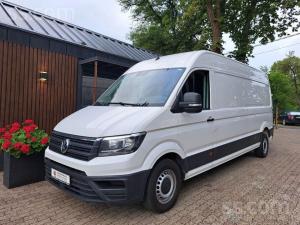 White Volkswagen Crafter 2019 in Riga, with an engine capacity of 2.00 L and mileage of 0 thousand km for 21175 €, photo 6 on AUTOMOTO.COM.LV