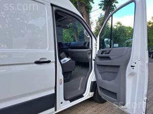 White Volkswagen Crafter 2019 in Riga, with an engine capacity of 2.00 L and mileage of 0 thousand km for 21175 €, photo 16 on AUTOMOTO.COM.LV