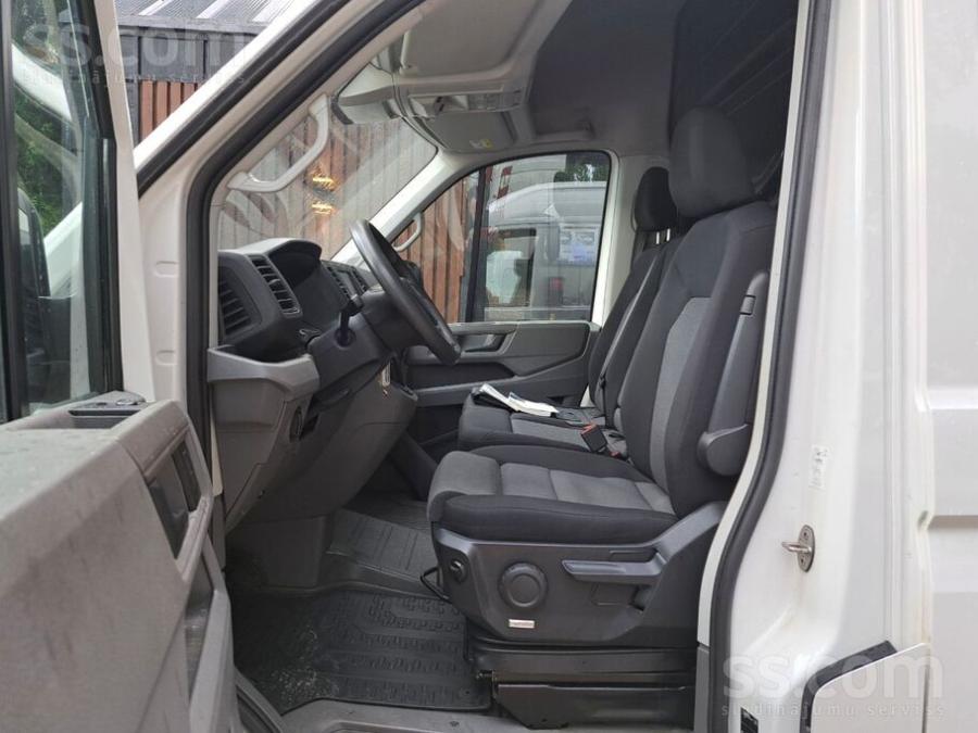 White Volkswagen Crafter 2019 in Riga, with an engine capacity of 2.00 L and mileage of 0 thousand km for 21175 €, photo 20 on AUTOMOTO.COM.LV
