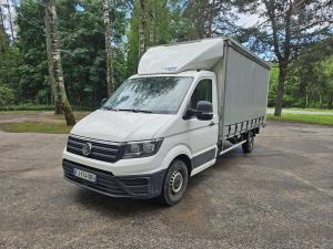 White Volkswagen Crafter 2019 in Taurage, with an engine capacity of 2.00 L and mileage of 265 thousand km for 12500 €, photo 4 on AUTOMOTO.COM.LV