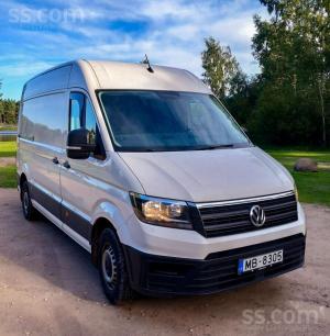 White Volkswagen Crafter 2019 in Jurmala, with an engine capacity of 2.00 L and mileage of 331 thousand km for 13800 €, photo 1 on AUTOMOTO.COM.LV