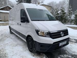 White Volkswagen Crafter 2020 in Kaunas, with an engine capacity of 2.00 L and mileage of 121 thousand km for 15700 €, photo 9 on AUTOMOTO.COM.LV