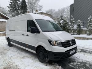 White Volkswagen Crafter 2020 in Kaunas, with an engine capacity of 2.00 L and mileage of 121 thousand km for 15700 €, photo 10 on AUTOMOTO.COM.LV