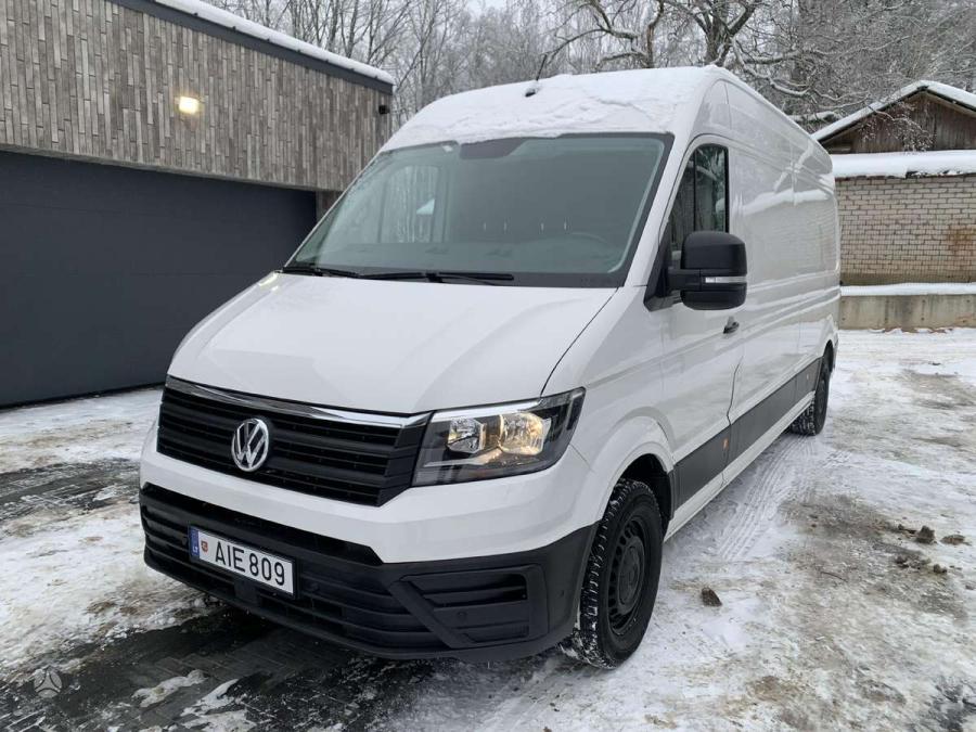 White Volkswagen Crafter 2020 in Kaunas, with an engine capacity of 2.00 L and mileage of 121 thousand km for 15700 €, photo 11 on AUTOMOTO.COM.LV
