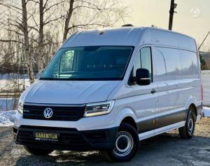 White Volkswagen Crafter 2020 in Siauliai, with an engine capacity of 2.00 L and mileage of 129 thousand km for 25900 €, photo  on AUTOMOTO.COM.LV