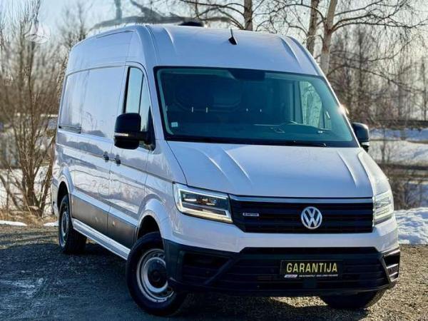 White Volkswagen Crafter 2020 in Siauliai, with an engine capacity of 2.00 L and mileage of 129 thousand km for 25900 €, photo 2 on AUTOMOTO.COM.LV
