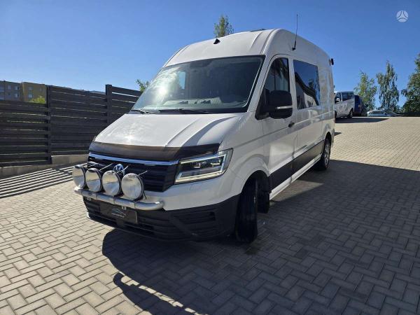 Balts Volkswagen Crafter 2020 Telšiai, ar dzinēja tilpumu 2.00 L un nobraukumu 234 tūkst. km par 19770 €, foto  vietnē AUTOMOTO.COM.LV