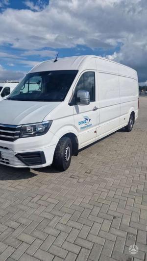 Balts Volkswagen Crafter 2020 Tauragė, ar dzinēja tilpumu 1.97 L un nobraukumu 305 tūkst. km par 8200 €, foto  vietnē AUTOMOTO.COM.LV