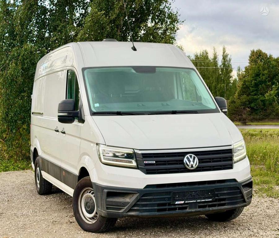Balts Volkswagen Crafter 2020 Šauļi, ar dzinēja tilpumu 2.00 L un nobraukumu 129 tūkst. km par 25900 €, foto 1 vietnē AUTOMOTO.COM.LV