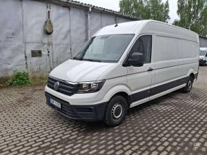 White Volkswagen Crafter 2020 in Riga, with an engine capacity of 2.00 L and mileage of 181 thousand km for 13990 €, photo 3 on AUTOMOTO.COM.LV