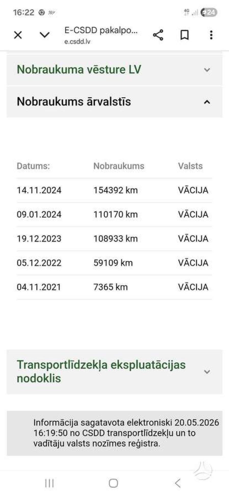 White Volkswagen Crafter 2020 in Riga, with an engine capacity of 2.00 L and mileage of 181 thousand km for 13990 €, photo 16 on AUTOMOTO.COM.LV