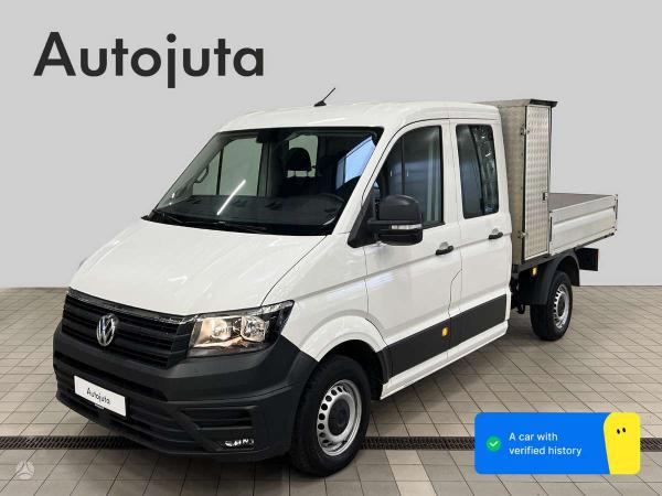 White Volkswagen Crafter 2021 in Kaunas, with an engine capacity of 1.97 L and mileage of 151 thousand km for 18500 €, photo 1 on AUTOMOTO.COM.LV