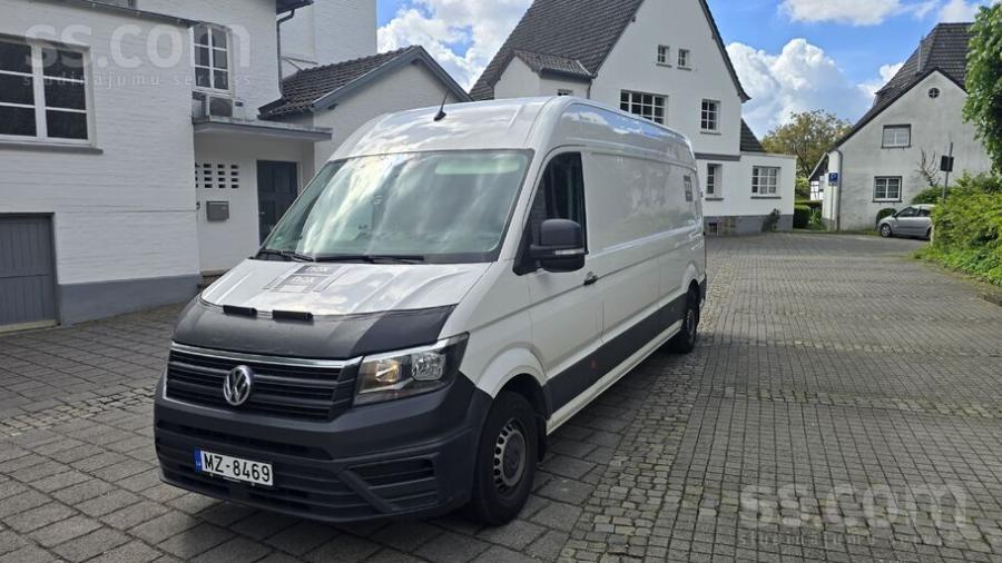 White Volkswagen Crafter 2021 in Talsi, with an engine capacity of 2.00 L and mileage of 380 thousand km for 14000 €, photo 1 on AUTOMOTO.COM.LV