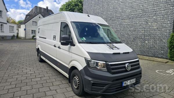 White Volkswagen Crafter 2021 in Talsi, with an engine capacity of 2.00 L and mileage of 380 thousand km for 14000 €, photo 2 on AUTOMOTO.COM.LV