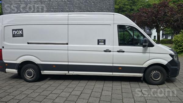 White Volkswagen Crafter 2021 in Talsi, with an engine capacity of 2.00 L and mileage of 380 thousand km for 14000 €, photo 3 on AUTOMOTO.COM.LV