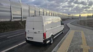 White Volkswagen Crafter 2022 in Marijampole, with an engine capacity of 2.00 L and mileage of 171 thousand km for 20800 €, photo 8 on AUTOMOTO.COM.LV