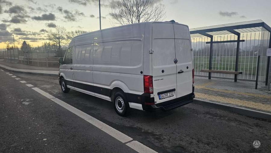 White Volkswagen Crafter 2022 in Marijampole, with an engine capacity of 2.00 L and mileage of 171 thousand km for 20800 €, photo 11 on AUTOMOTO.COM.LV