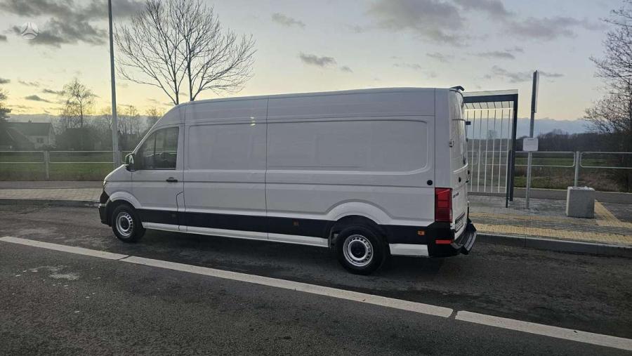 White Volkswagen Crafter 2022 in Marijampole, with an engine capacity of 2.00 L and mileage of 171 thousand km for 20800 €, photo 13 on AUTOMOTO.COM.LV