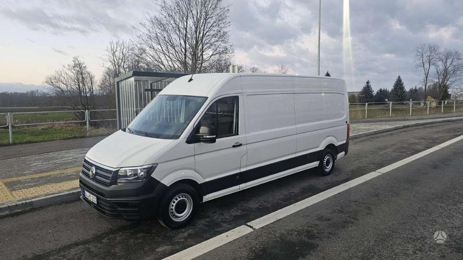 White Volkswagen Crafter 2022 in Marijampole, with an engine capacity of 2.00 L and mileage of 171 thousand km for 20800 €, photo 15 on AUTOMOTO.COM.LV