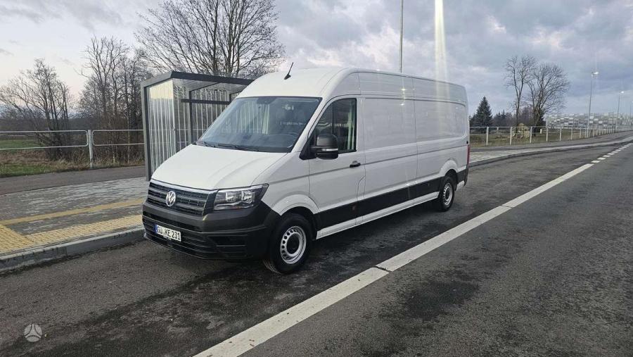 White Volkswagen Crafter 2022 in Marijampole, with an engine capacity of 2.00 L and mileage of 171 thousand km for 20800 €, photo 17 on AUTOMOTO.COM.LV