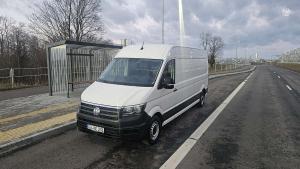 White Volkswagen Crafter 2022 in Marijampole, with an engine capacity of 2.00 L and mileage of 171 thousand km for 20800 €, photo 18 on AUTOMOTO.COM.LV