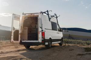 Balts Volkswagen Crafter 2022 Viļņa, ar dzinēja tilpumu 2.00 L un nobraukumu 25 tūkst. km par 41000 €, foto  vietnē AUTOMOTO.COM.LV