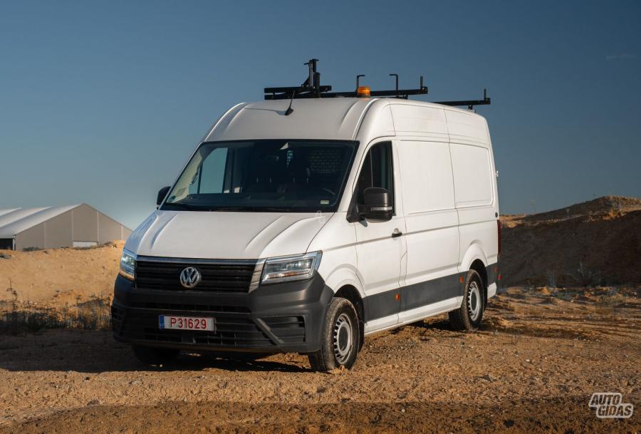 Balts Volkswagen Crafter 2022 Viļņa, ar dzinēja tilpumu 2.00 L un nobraukumu 25 tūkst. km par 41000 €, foto 4 vietnē AUTOMOTO.COM.LV