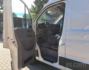 White Volkswagen Crafter 2022 in Riga, with an engine capacity of 2.00 L and mileage of 0 thousand km for 27225 €, photo 24 on AUTOMOTO.COM.LV