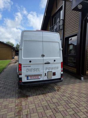 Balts Volkswagen Crafter 2022 Panevēža, ar dzinēja tilpumu 2.00 L un nobraukumu 0 tūkst. km par 13100 €, foto 5 vietnē AUTOMOTO.COM.LV