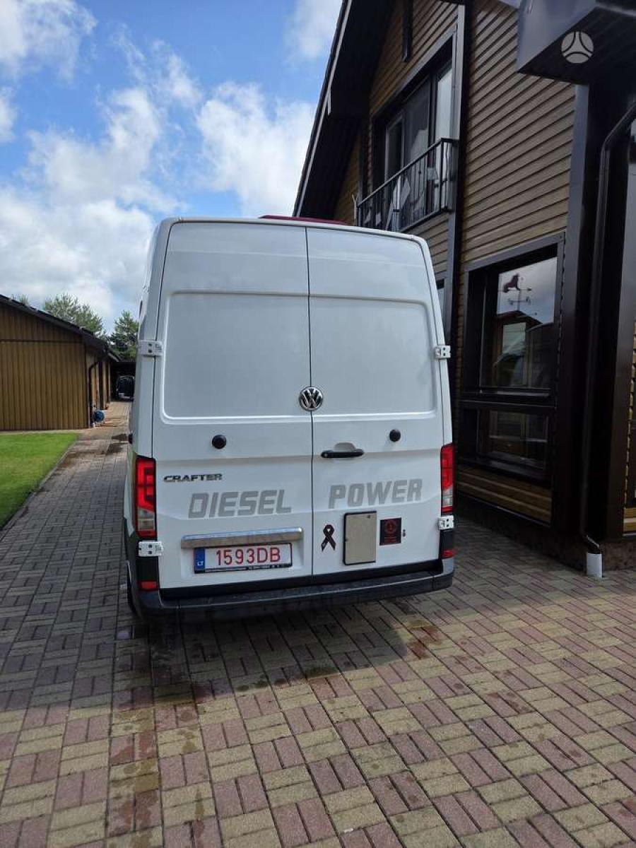 Balts Volkswagen Crafter 2022 Panevēža, ar dzinēja tilpumu 2.00 L un nobraukumu 0 tūkst. km par 13100 €, foto 5 vietnē AUTOMOTO.COM.LV