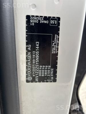 White Volkswagen Crafter 2022 in Jurmala, with an engine capacity of 2.00 L and mileage of 149 thousand km for 19950 €, photo 10 on AUTOMOTO.COM.LV