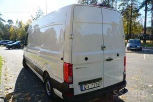 White Volkswagen Crafter 2023 in Daugavpils, with an engine capacity of 2.00 L and mileage of 31 thousand km for 34500 €, photo 6 on AUTOMOTO.COM.LV
