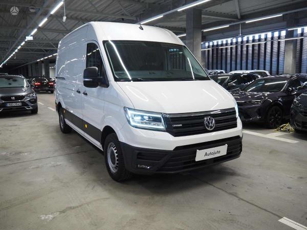 White Volkswagen Crafter 2023 in Vilnius, with an engine capacity of 0.00 L and mileage of 38 thousand km for 33900 €, photo 3 on AUTOMOTO.COM.LV