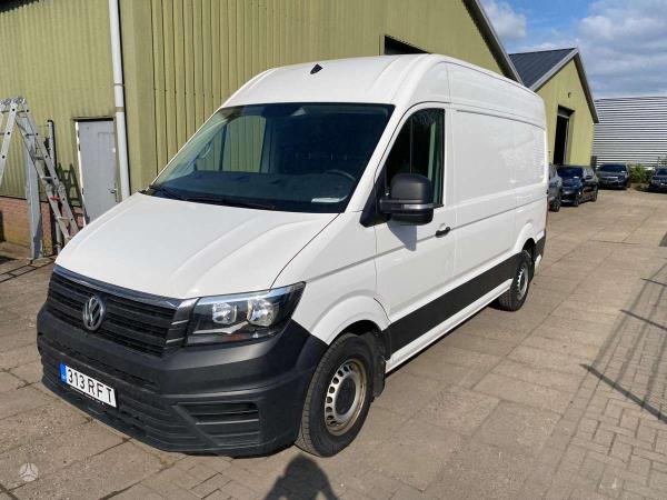 White Volkswagen Crafter 2023 in Vilnius, with an engine capacity of 2.00 L and mileage of 90 thousand km for 22000 €, photo 1 on AUTOMOTO.COM.LV
